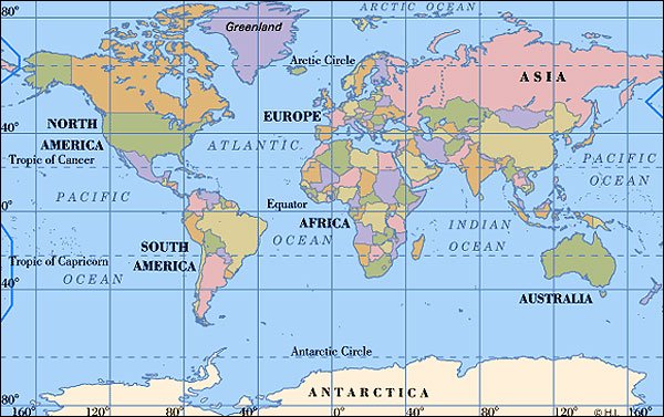 World Map: WORLD MAP