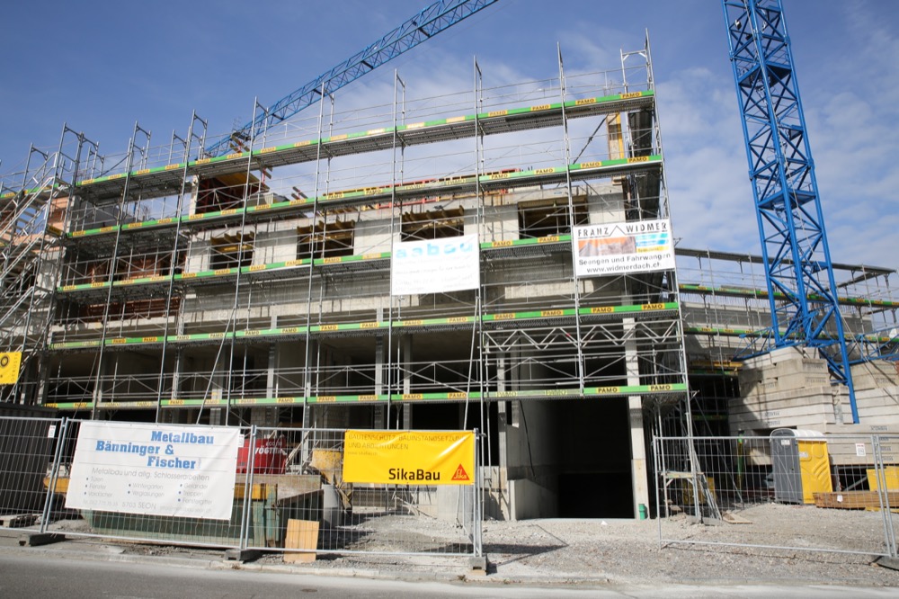 Seon AG: Baustelle neue Migros