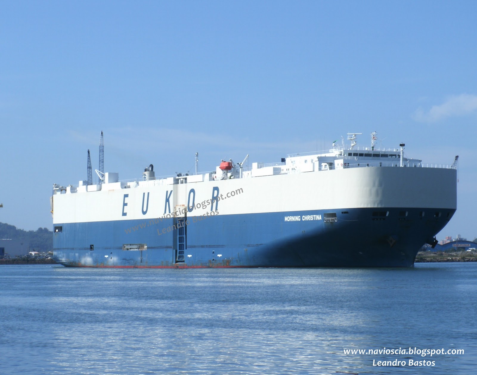 Navios de Santos & CIA: Navio MORNING CHRISTINA
