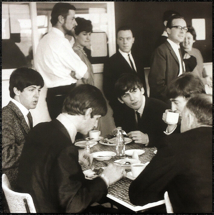 Vintage pic: Tea time for the Beatles