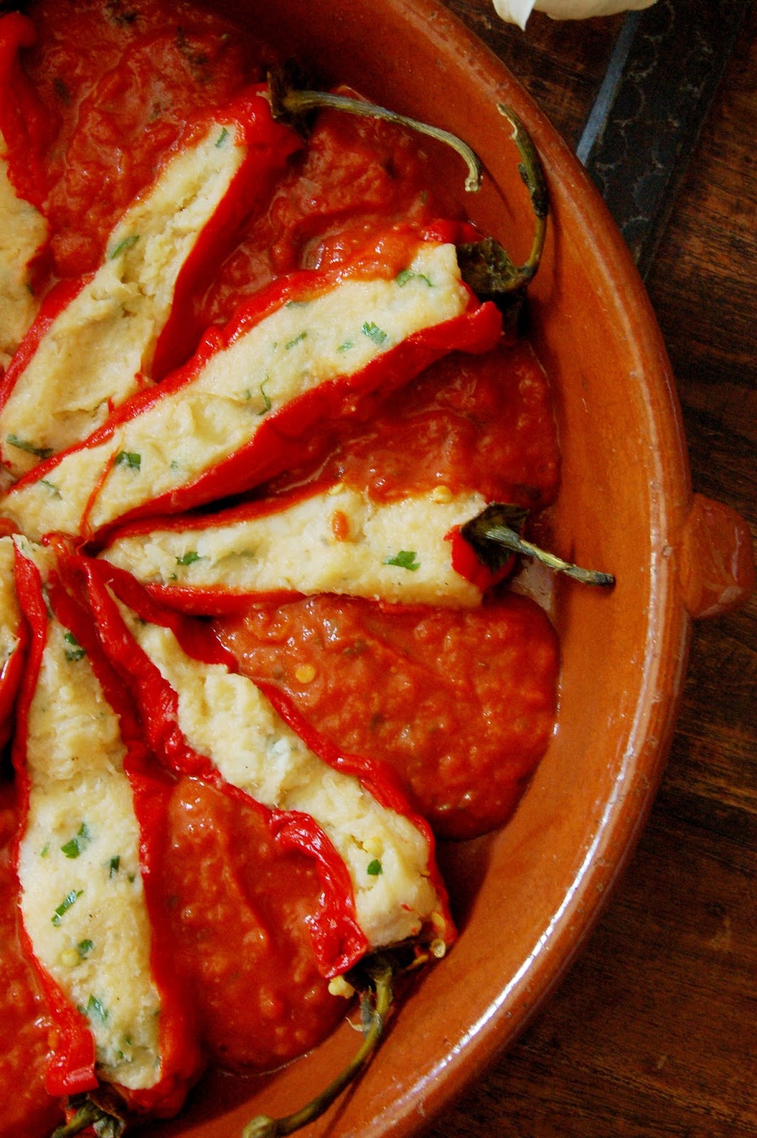 Piquillos farcis à la Brandade de Morue ...