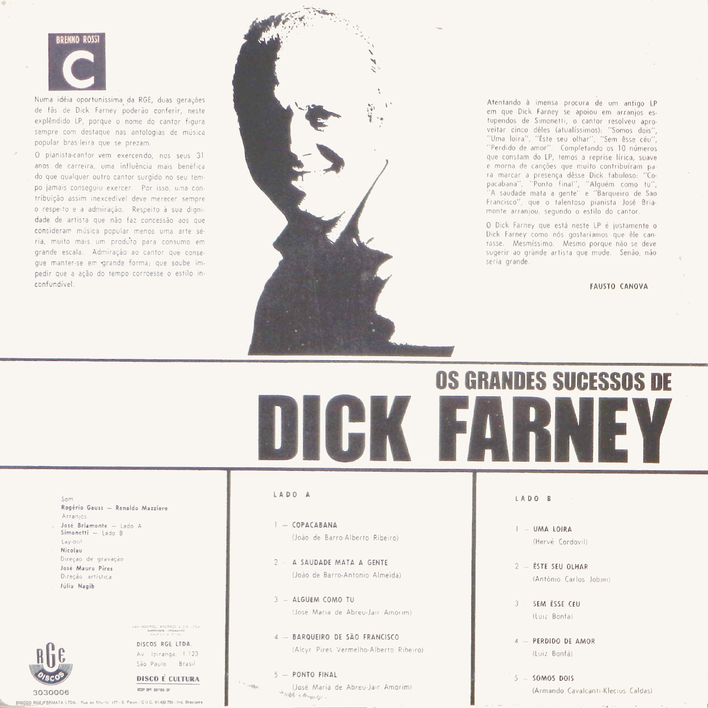 C A N G U L E I R O8: DICK FARNEY
