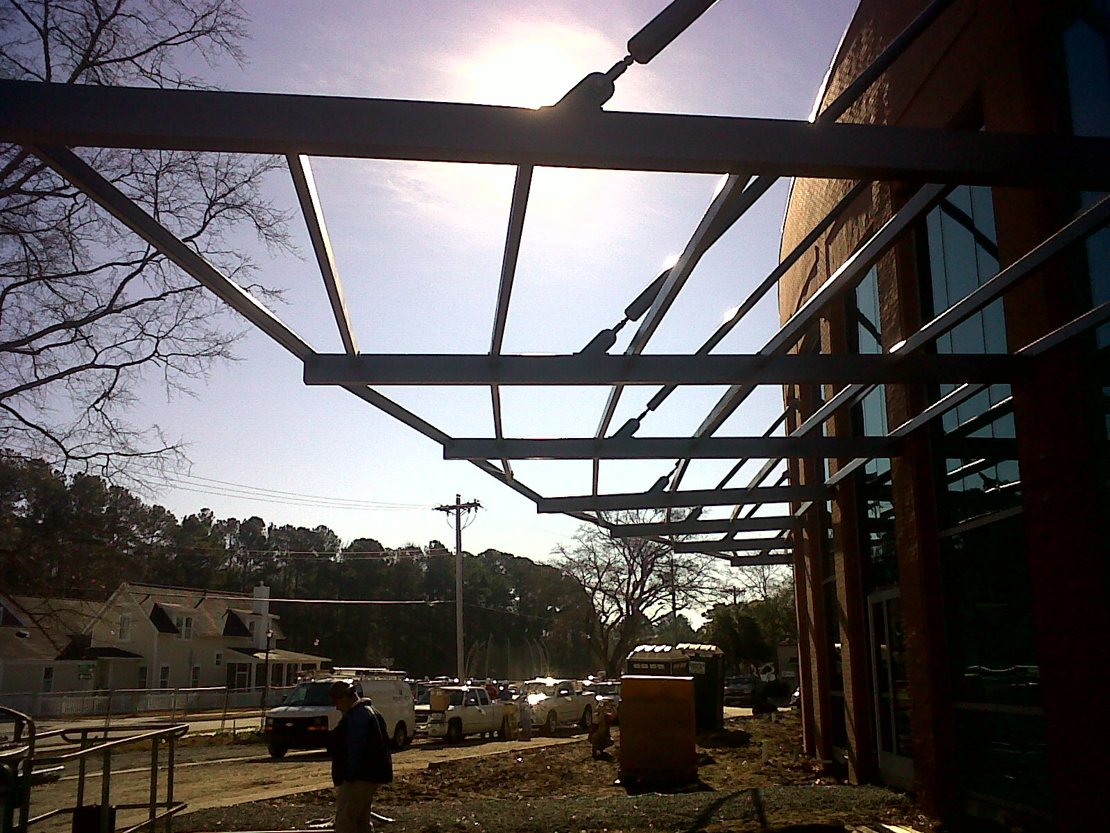 SGA Speir Building Addition: Entrance Canopy Arrives