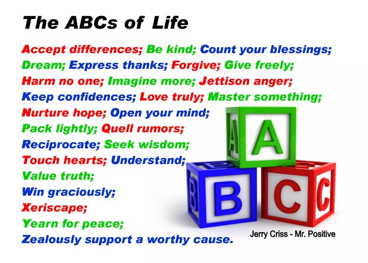 in between a million thoughts: ABC's of life