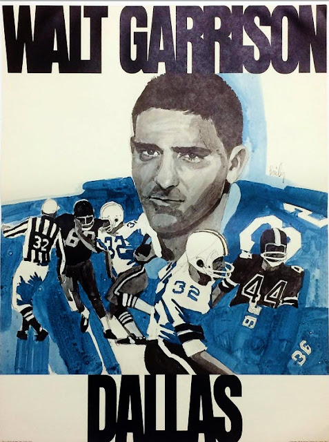 Pro Football Journal Presents: NFL Art: Walt Garrison Art artist unknown