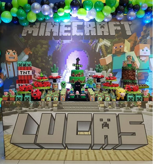 Fiesta temática de minecraft