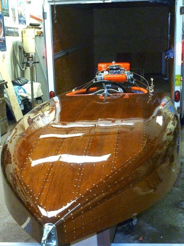 Luxury Oak Boat