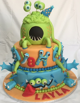 Let Them Eat Cake: Monster Inc. themed cake