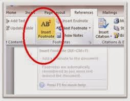 Cara Memberi Footnote dan Endnote Pada Microsft Word