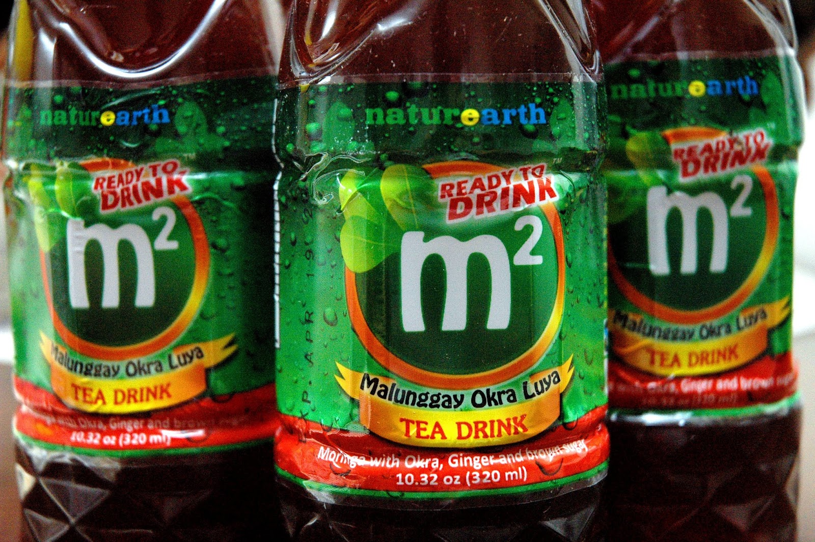 DUDE FOR FOOD: M2 Malunggay Okra Luya Tea Drink: Your Refreshing ...