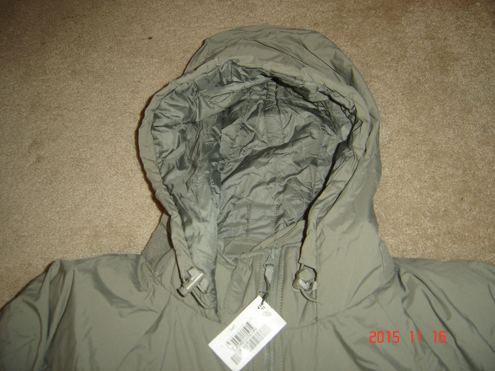 Webbingbabel: Primaloft ECWCS Gen III Level 7 Parka