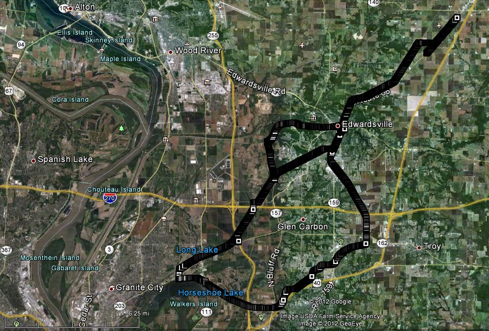 The Running Physicist: Madison County Trail (Illinois)