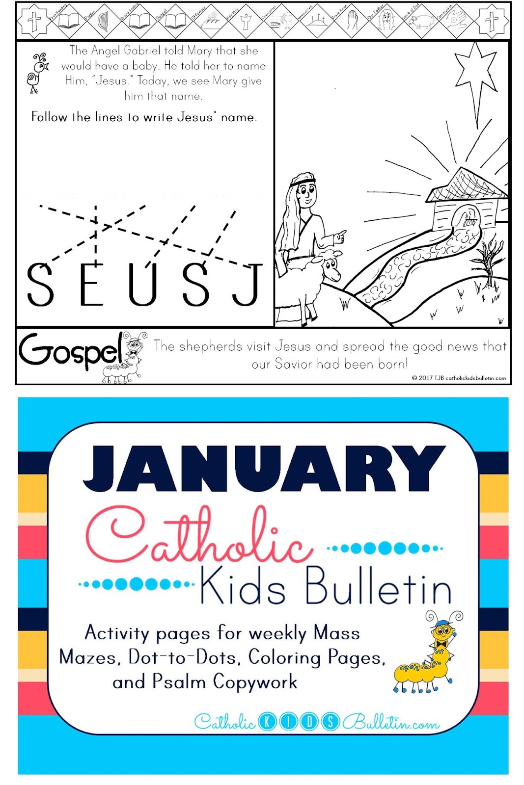 Catholic Kids: January 2017 Catholic Kids Bulletin