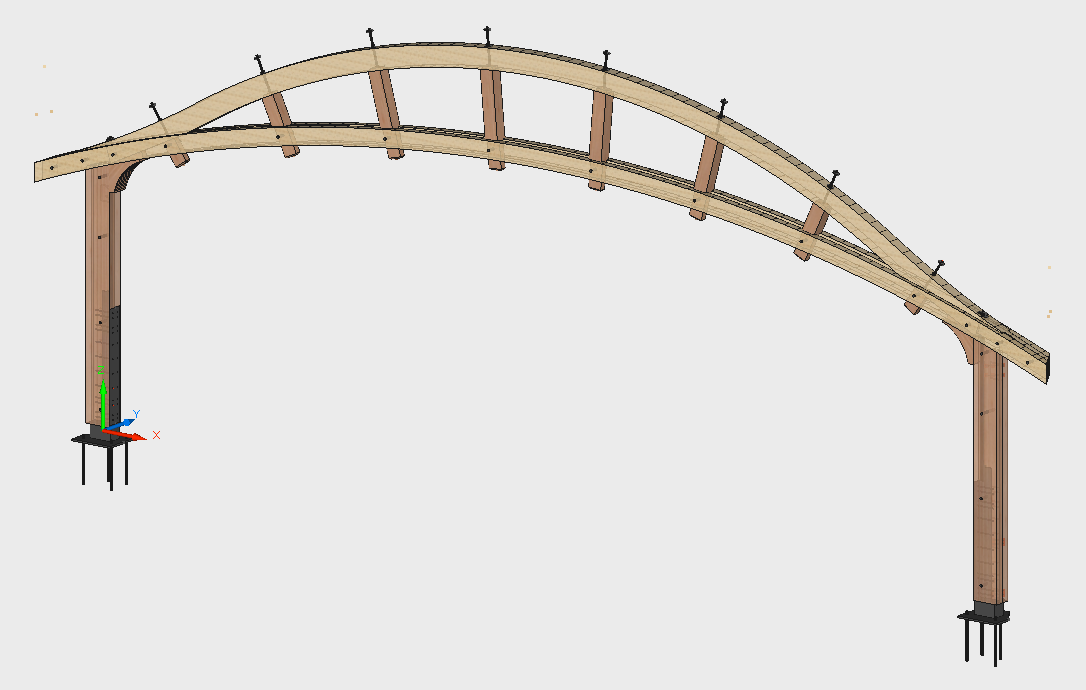Curved Truss Steel Structure Analysis Design Importin - vrogue.co