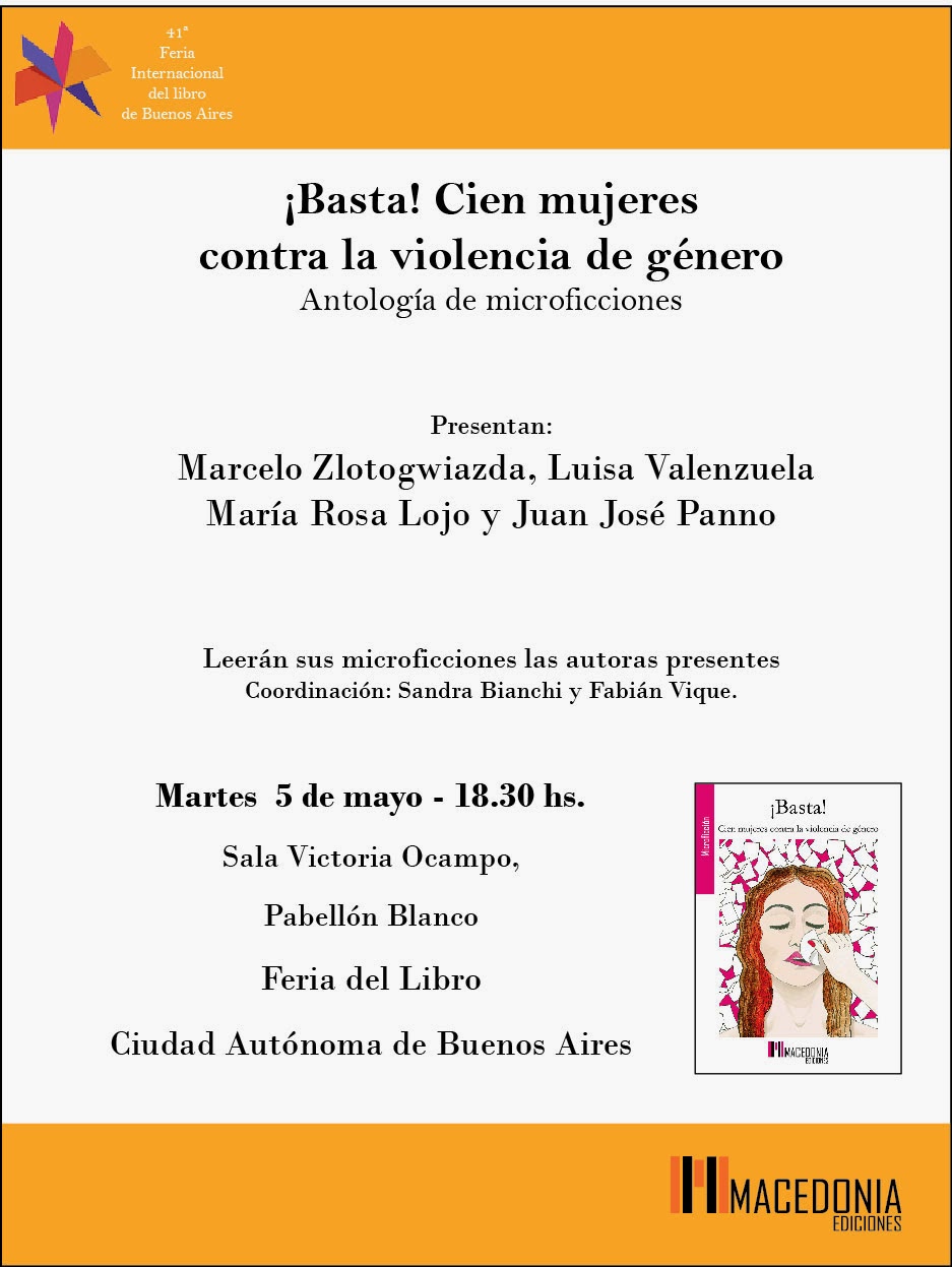 Patricia Nasello Microrrelatos ¡basta Cien Mujeres Contra La