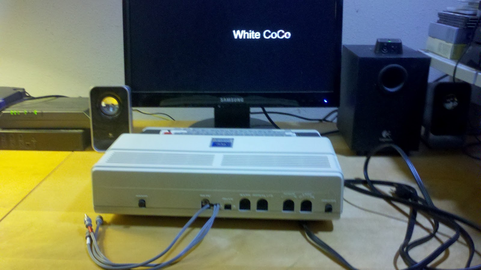 8-BIT RETRO COMPUTING: TDP System 100: A White Radio Shack Color Computer 1