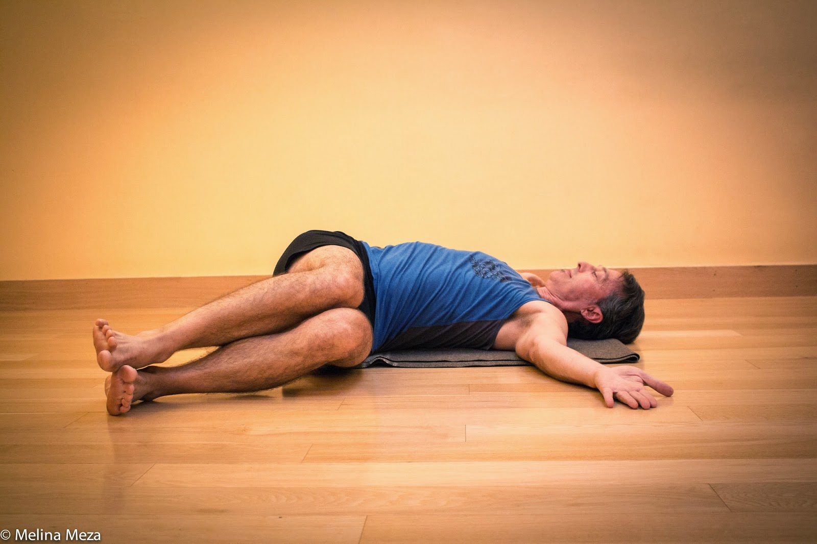 Featured Pose: Reclined Twist ~ multiple fitness