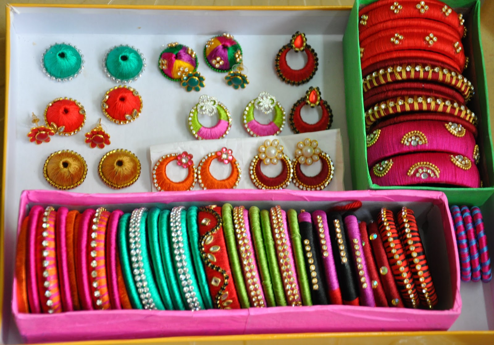 Art and Craft Work: Silk Thread Jewelry