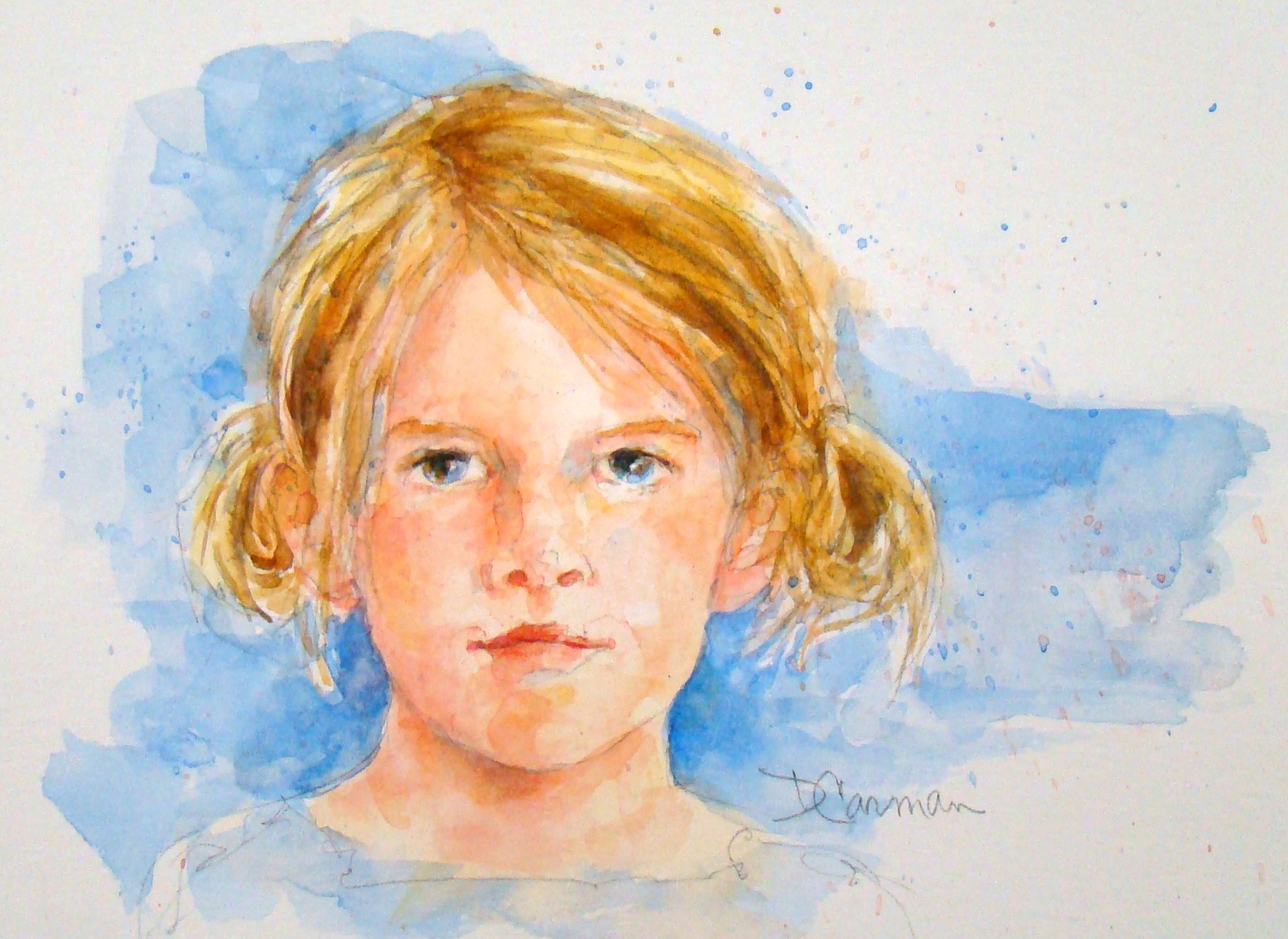 Deborah Carman Studio: 30 Paintings in 30 Days - Day 18 - Callie