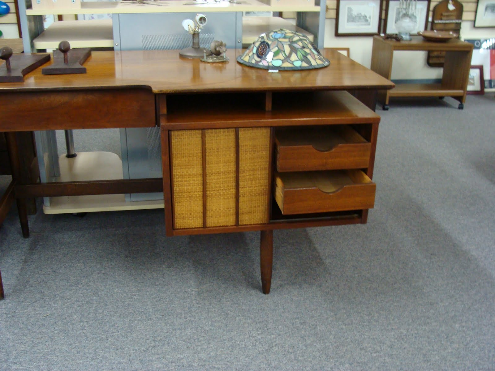 MID CENTURY DANISH MODERN DESKS AND WEEKEND BOOTY - Home Interior
