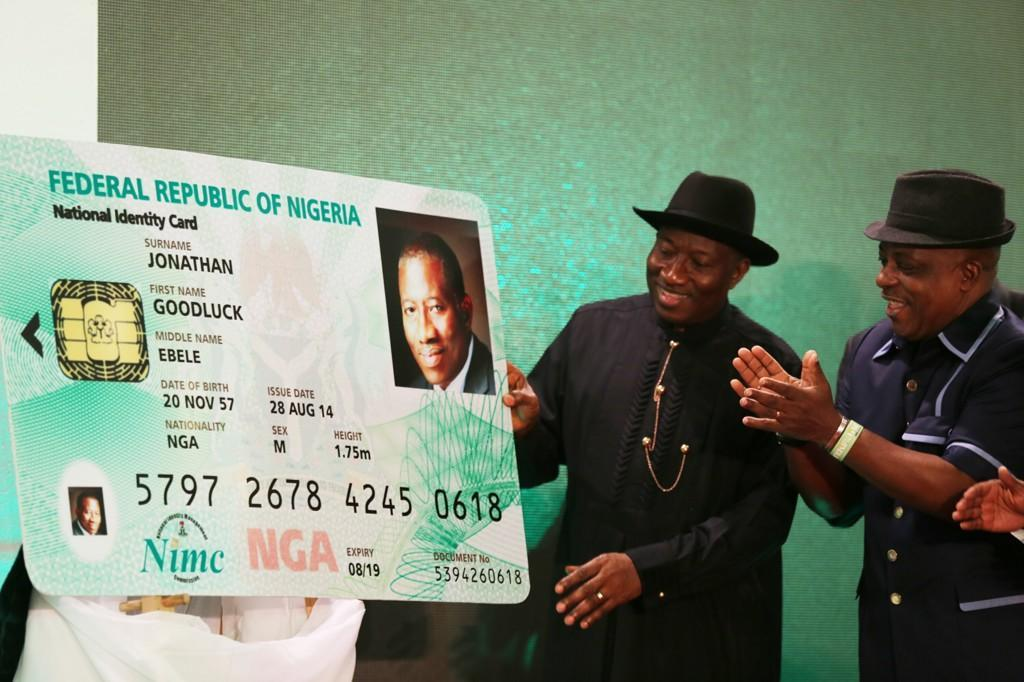 Lassbsmall: Photos: President Jonathan introduce new national e-ID card ...