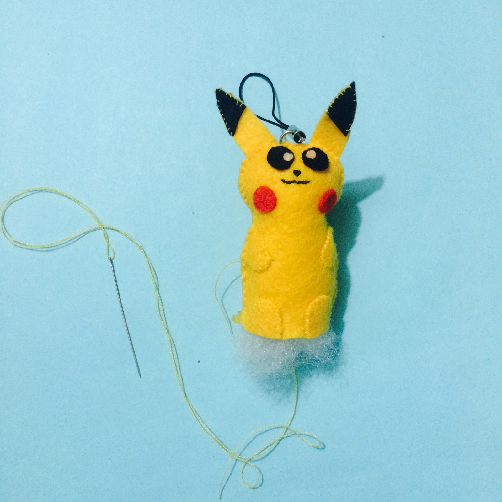 My handmade world: Handmade Pokemon Keychain