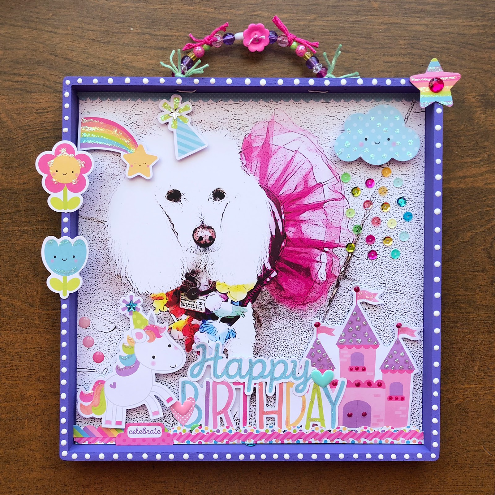 Scrap and life: Happy Birthday Shadow Box