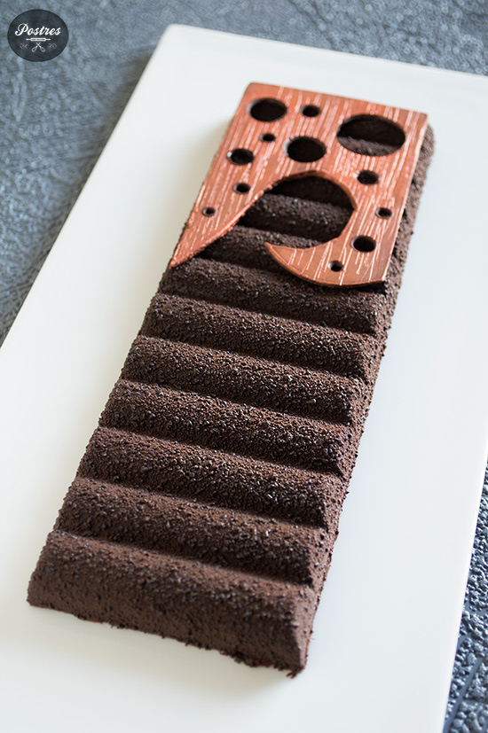 Turrón de Baileys y Haba Tonka con Crocante de Praliné de Avellanas