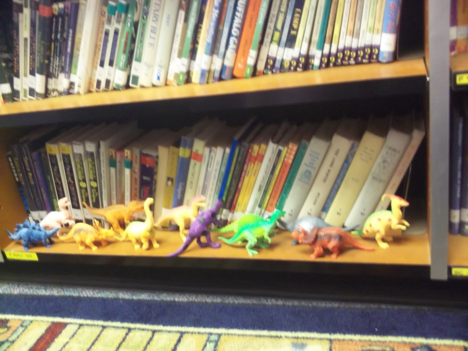 Sherwood Elementary School Library: What the Dinosaurs Did in the Library