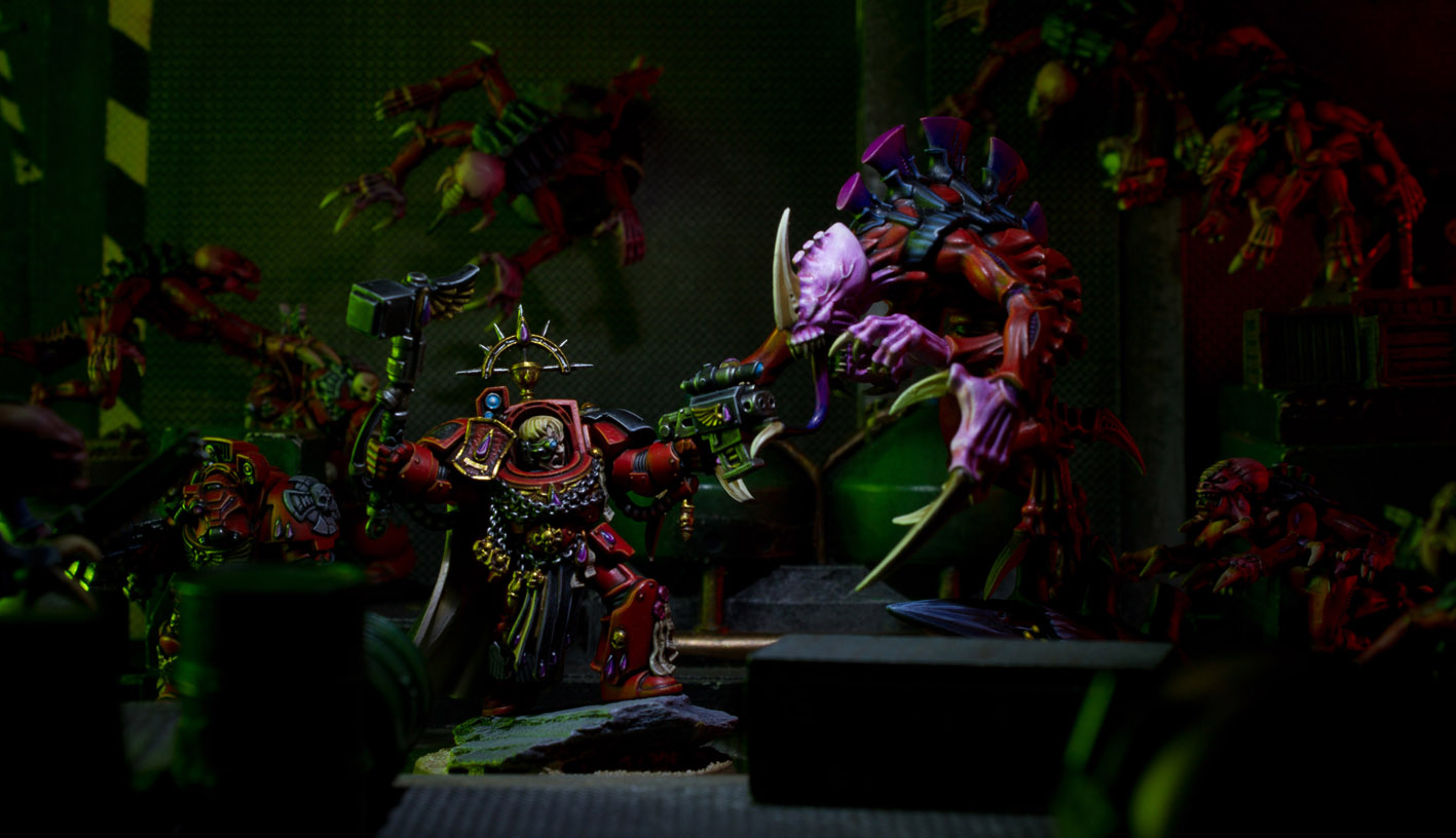 Showcase: Blood Angels Terminator Captain Karlaen - Tale of Painters