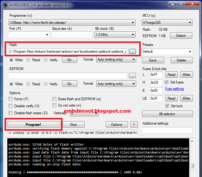 Embedded Systems: Tutorial 1: Bootloading Atmega 328p with USBasp programmer [Easiest]