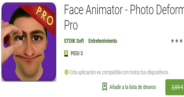Face Animator - Photo Deformer Pro para Android gratis por tiempo ...