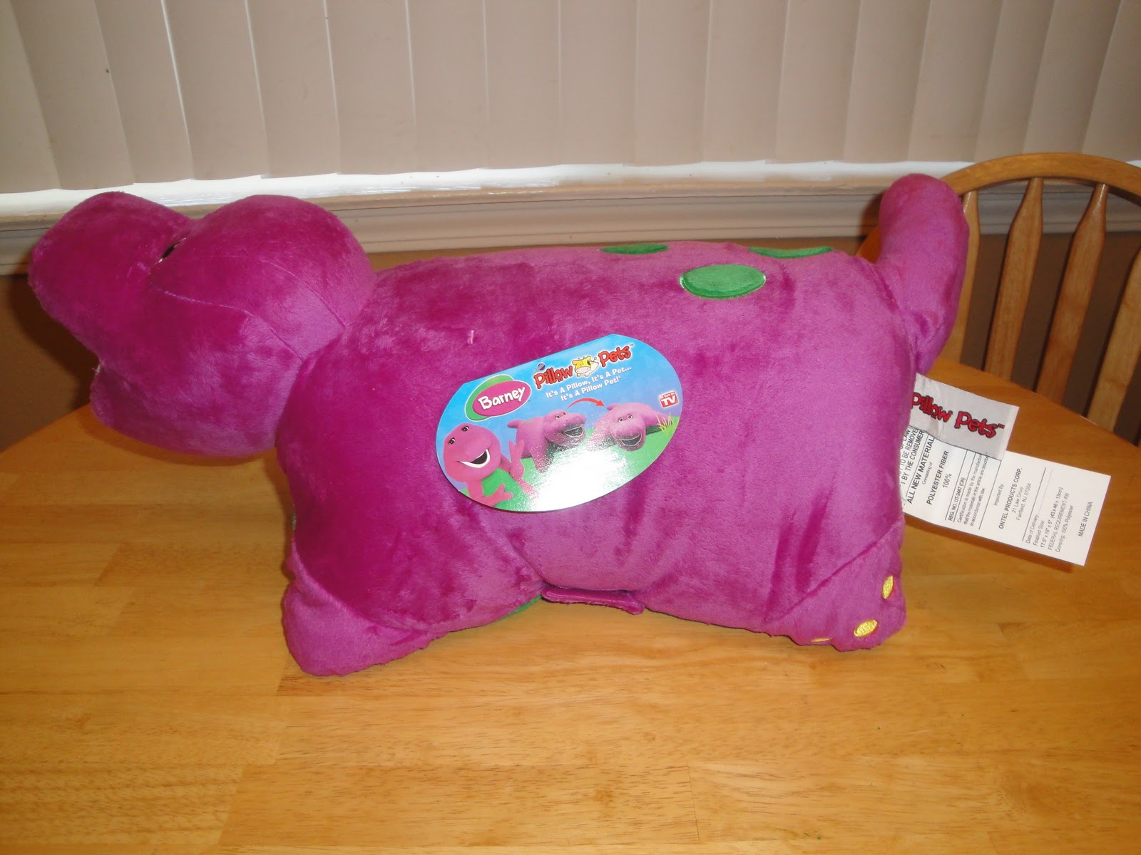 Barney Pillow Pets Review Holiday Gift Guide | Frugal Family Tree