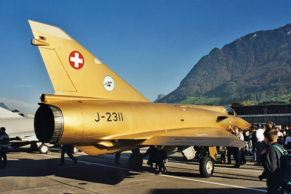 Eastwings: Mirage III S * Swiss Air Force * Golden Mirage c/s * J-2311