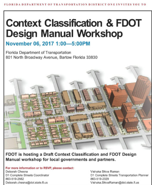 BikeWalkLee Blog: FDOT Context Classification Complete Streets Handbook ...
