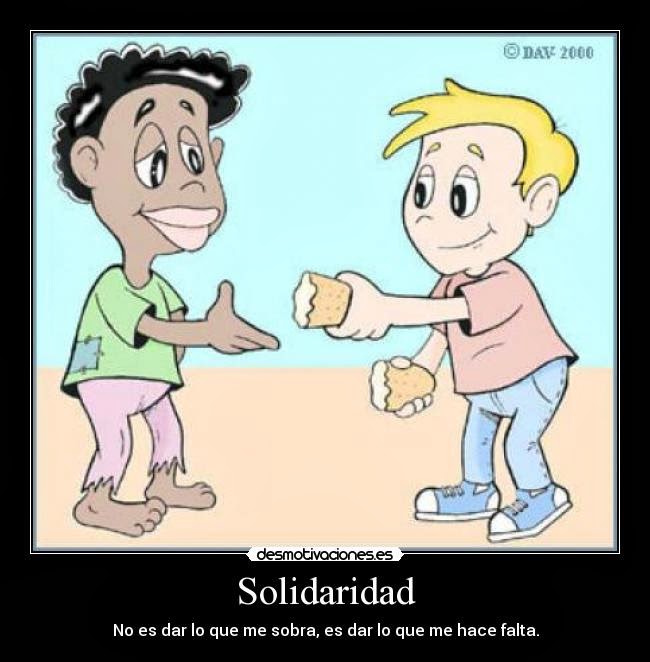 JUNT@S POR LA INTEGRACIÓN: SOLIDARIDAD