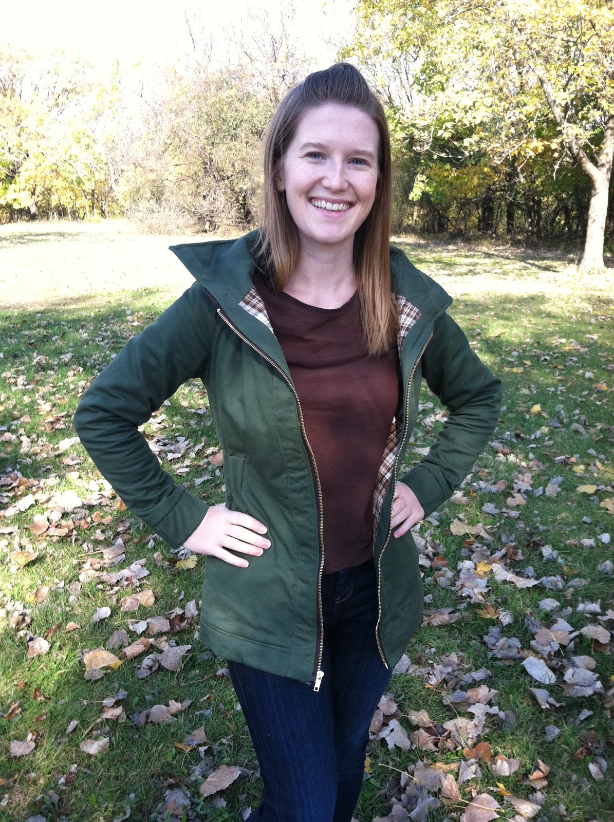 Molly's Sewing and Garage Sale Adventures: My awesome fall jacket ...