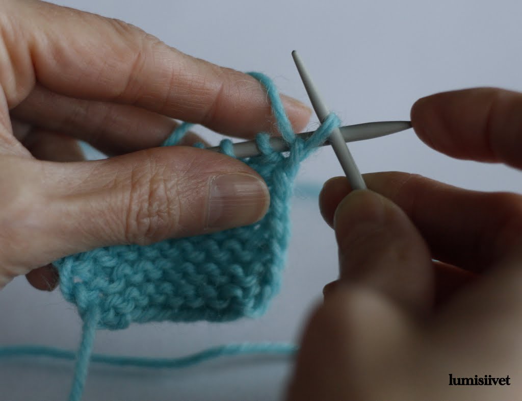 Puikon ensimmäinen silmukka -neuloa vai ei?