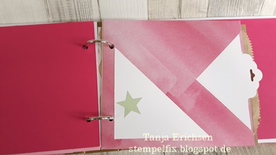 Stempelfix: Minialbum mit Ringbindung - Fotobuch selber machen