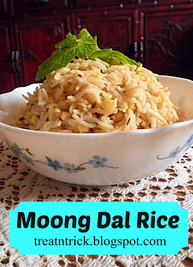 TREAT & TRICK: MOONG DAL RICE