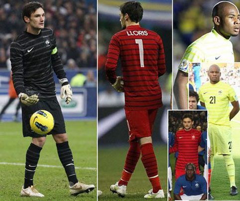 Football teams shirt and kits fan: France keeper kits 2011/12