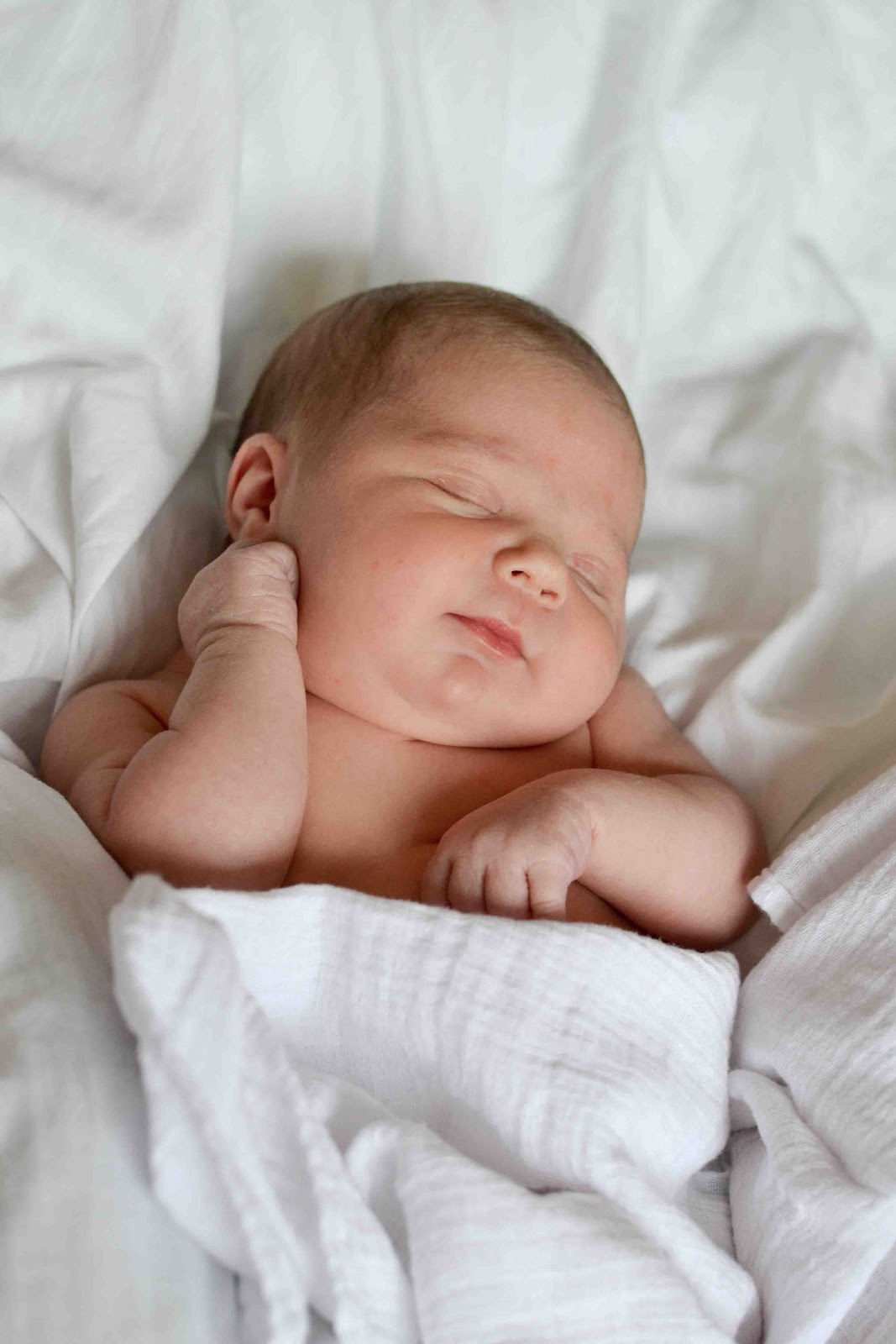 Little and Lovely: Ella's DIY Newborn Photo Shoot