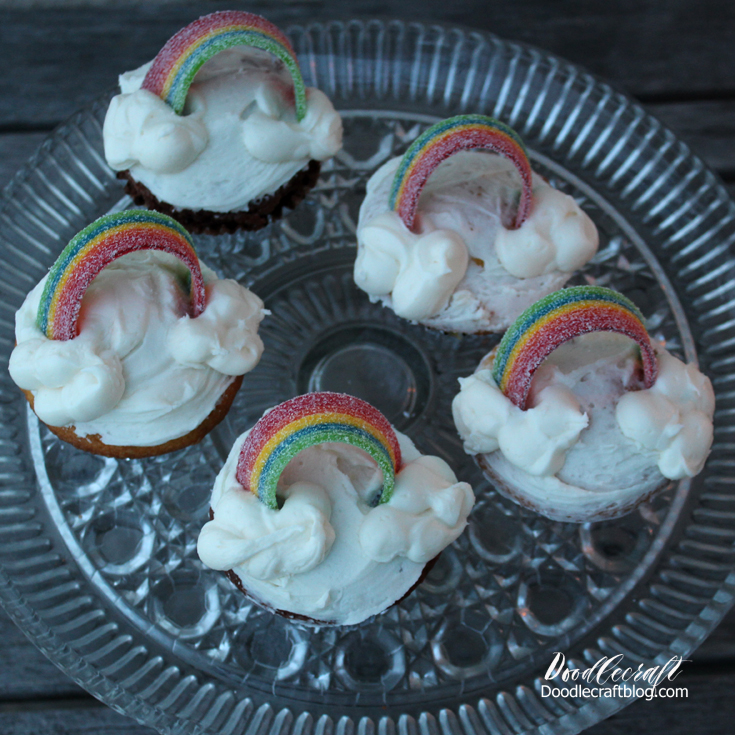 Magical Rainbow Cupcakes!