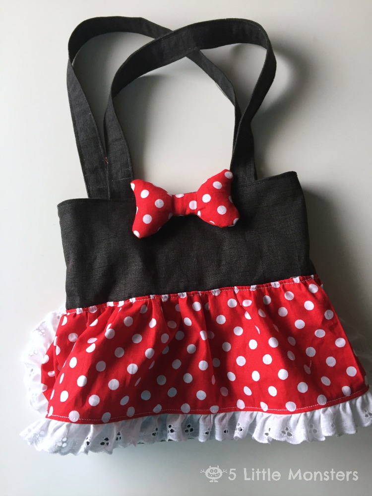 5 Little Monsters: Minnie Mouse Inspired Bag
