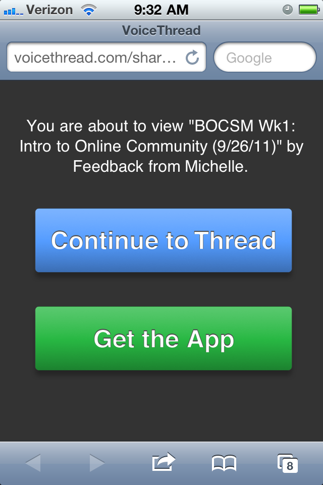 Teaching Without Walls: Life Beyond the Lecture: VoiceThread Mobile Is ...