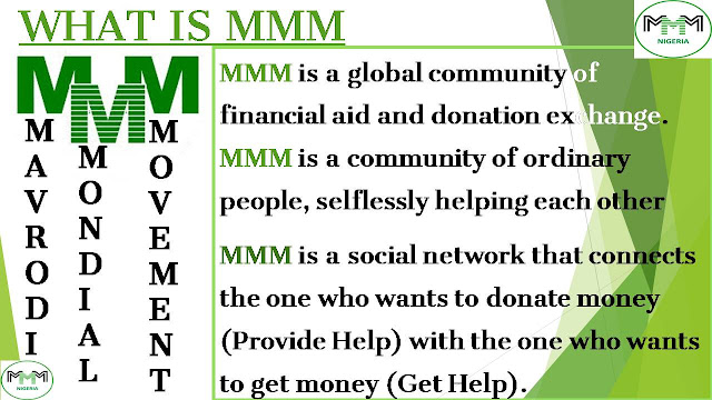 What MMM is And How Does MMM Works and All You Must Know about MMM Nigeria