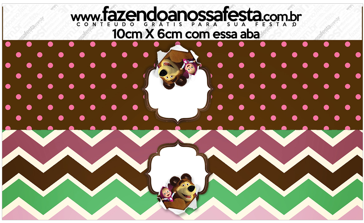 Masha and the Bear Party: Free Printable Candy Bar Labels. - Oh My ...