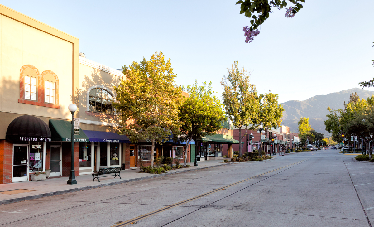 Summer Morning In Old Town Monrovia