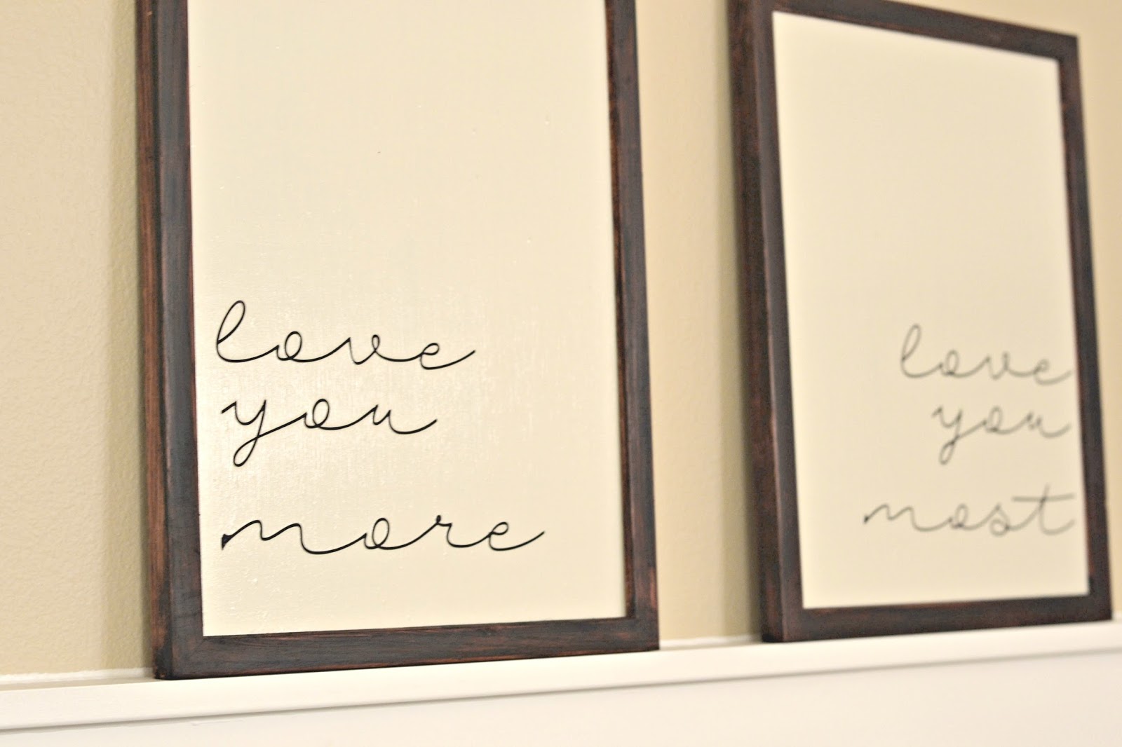 Easy Framed Sign Tutorial