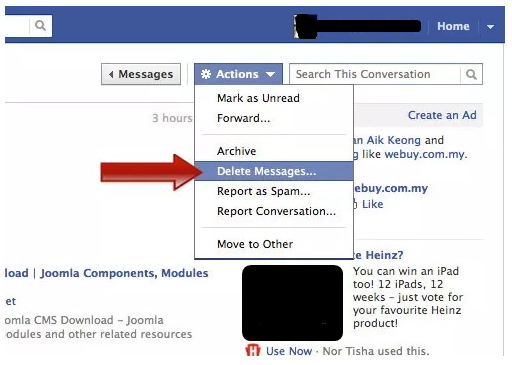 How To Delete Messages In Facebook how-to-delete-messages-in-facebook
